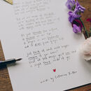 'stardust' Original Handwritten Poem By Words By Catherine Prutton ...