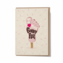 Funny Feet Greetings Card By Rock Paper Scissors | notonthehighstreet.com