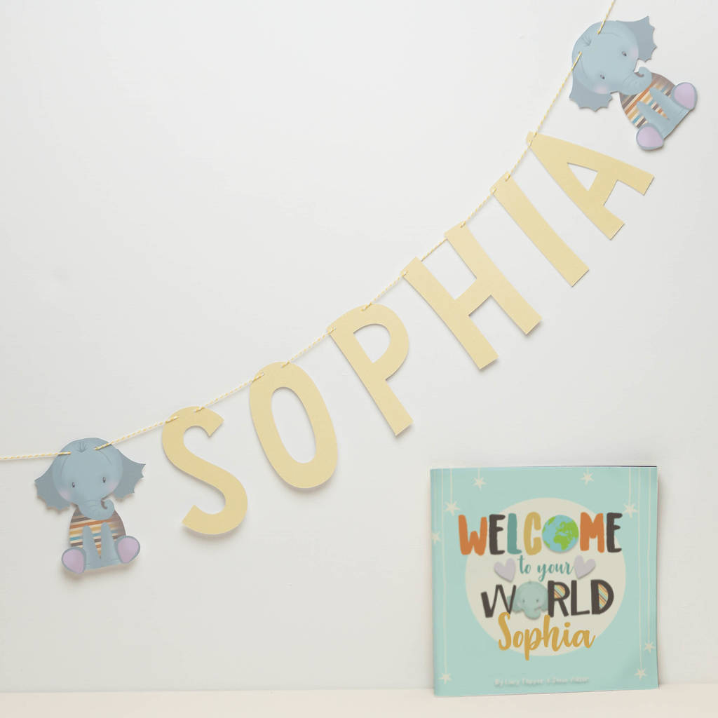 'welcome to your world' personalised new baby book by fromlucy ...