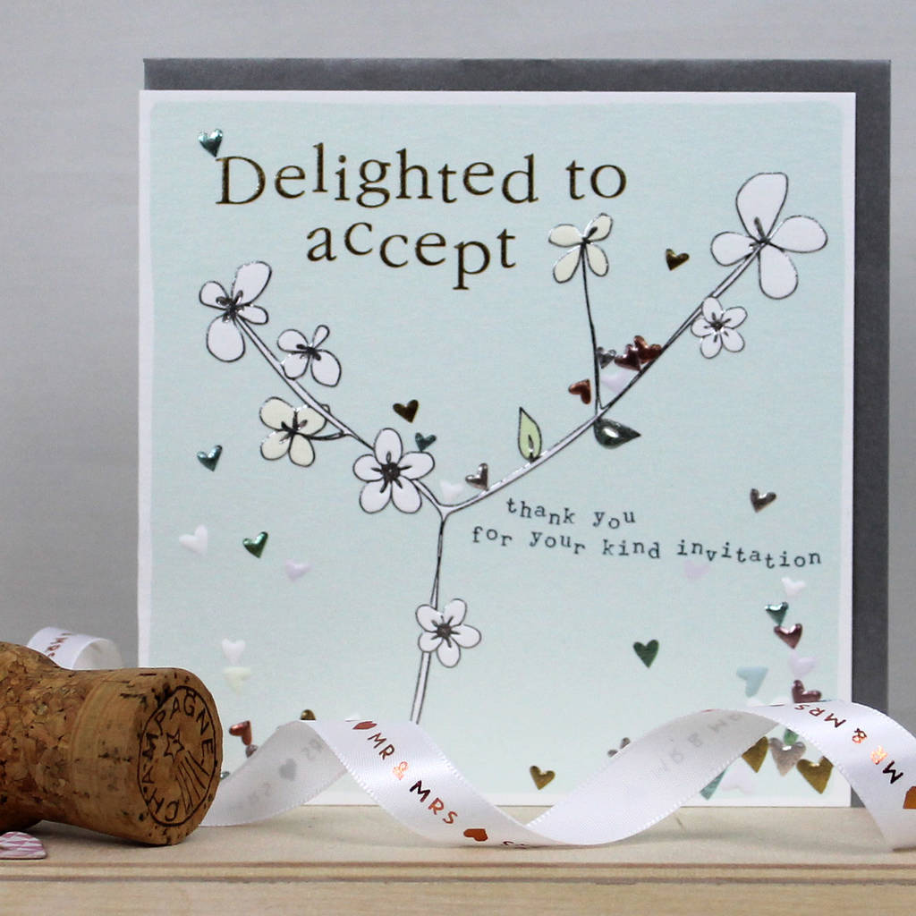 Wedding Acceptance By Molly Mae Notonthehighstreet