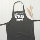 Living On The Veg Vegetarian Or Vegan Apron By Lovetree Design ...