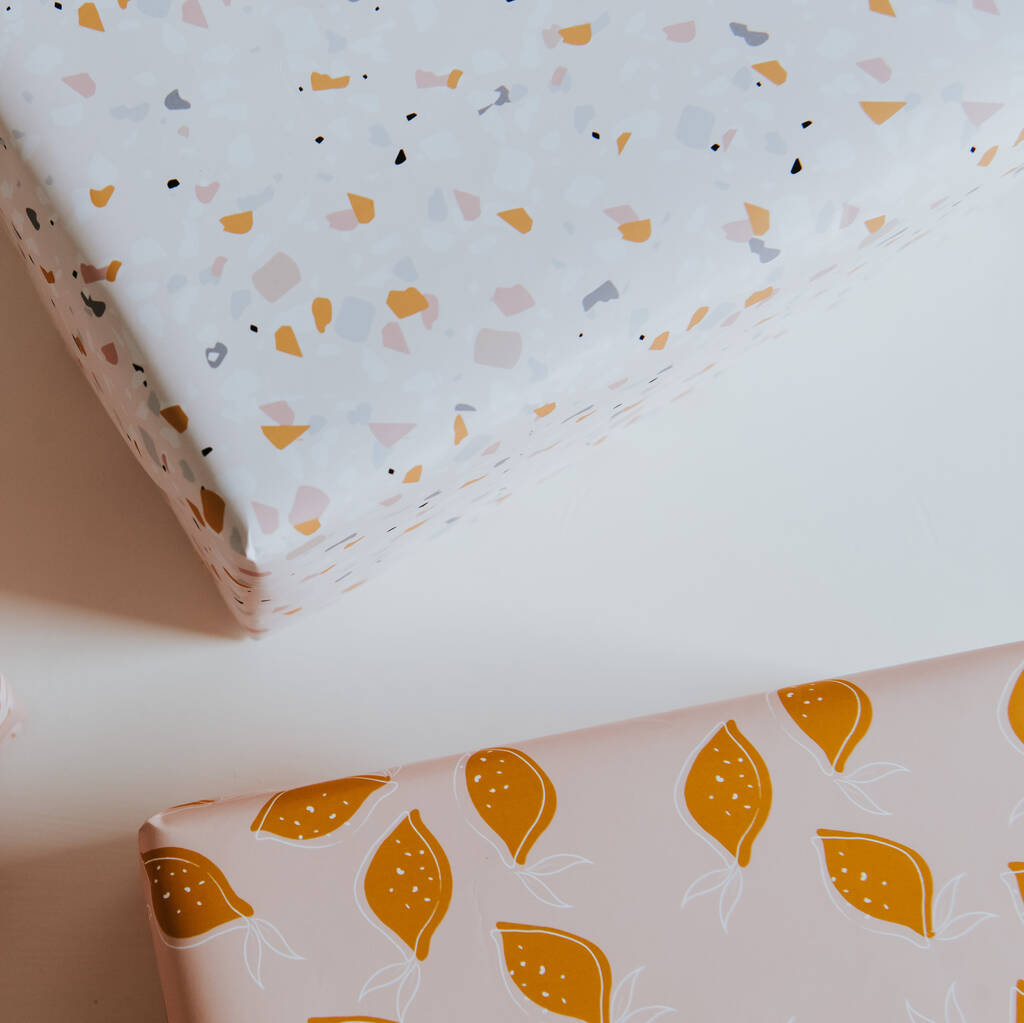 Terrazzo Luxury Wrapping Paper By Abigail Warner | notonthehighstreet.com