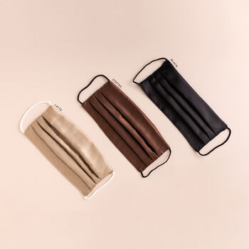 Silk Satin Face Mask By Linea Masks | notonthehighstreet.com