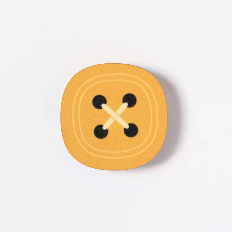 button fridge magnet by beyond the fridge | notonthehighstreet.com