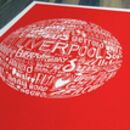 Liverpool Football Club Typography Print By Sketchbook Design ...