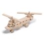Handmade Wooden Two Propeller Helicopter Toy By Prestige Wicker ...