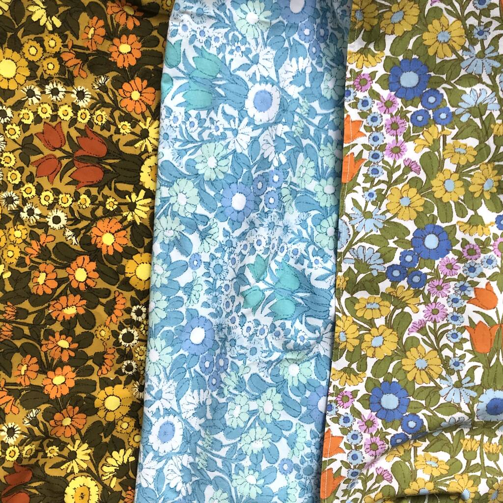 vintage daisy chain fabric washable reusable face mask by nervous ...