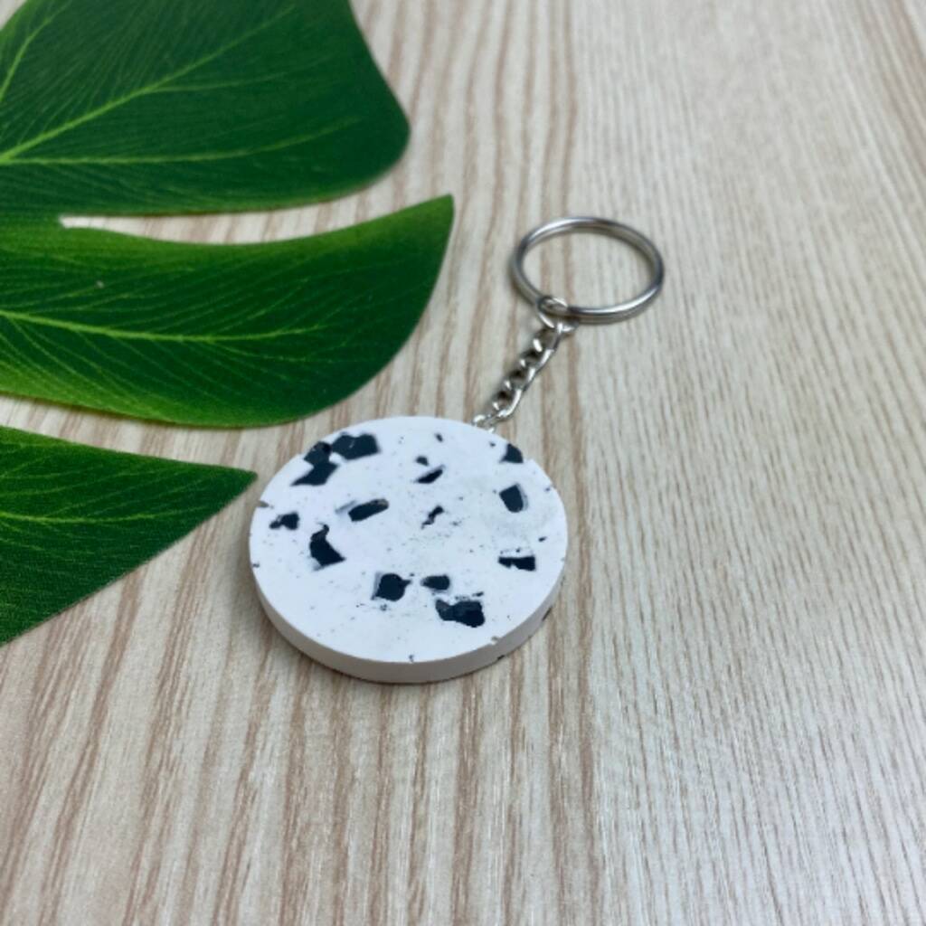Round Keyring Keychain By Plum and Peach | notonthehighstreet.com