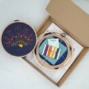 Sunset Embroidery Kit By Paraffle Embroidery | notonthehighstreet.com