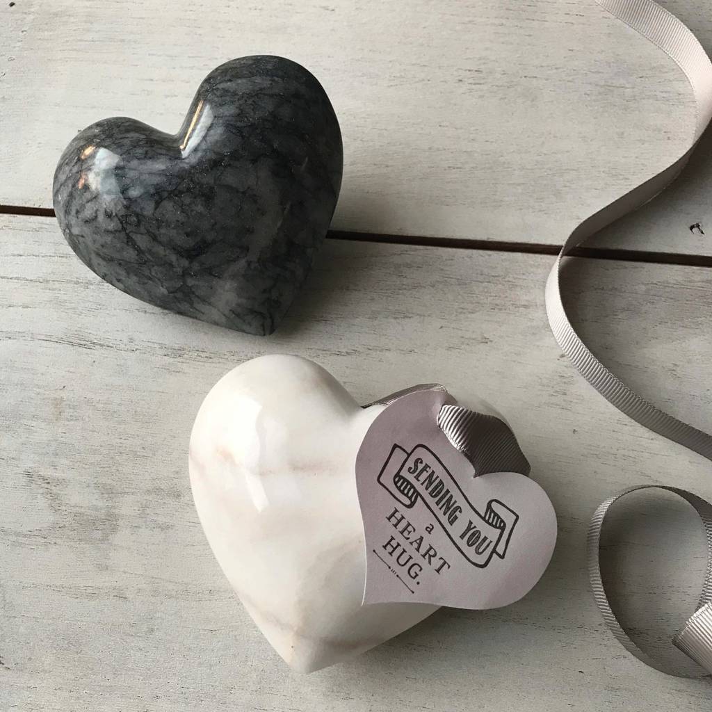 marble heart hug by marbletree | notonthehighstreet.com