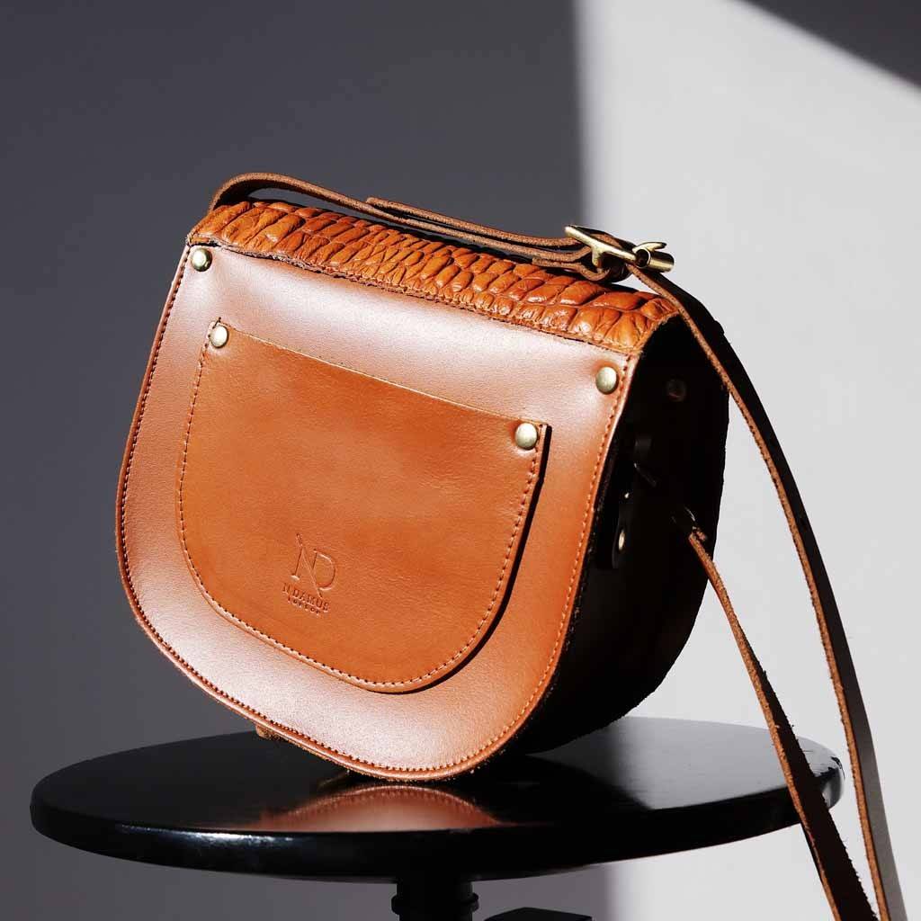 Leather Saddle Bag By N'damus London | notonthehighstreet.com