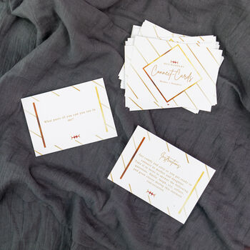 Connect Cards; Conversation/Relationship Flash Cards By Hug Hampers ...