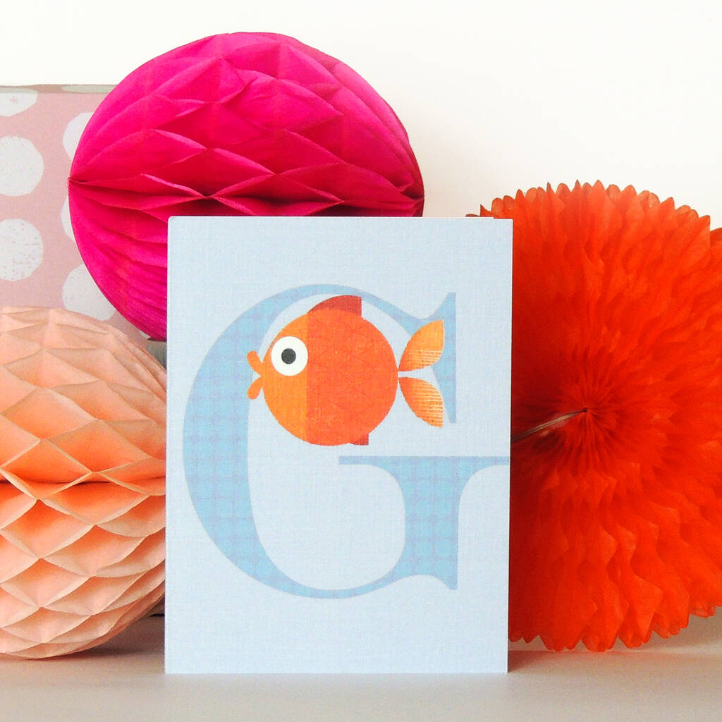 Mini G For Goldfish Card By Kali Stileman Publishing