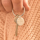 Personalised Sterling Silver Keyring By Merci Maman ...