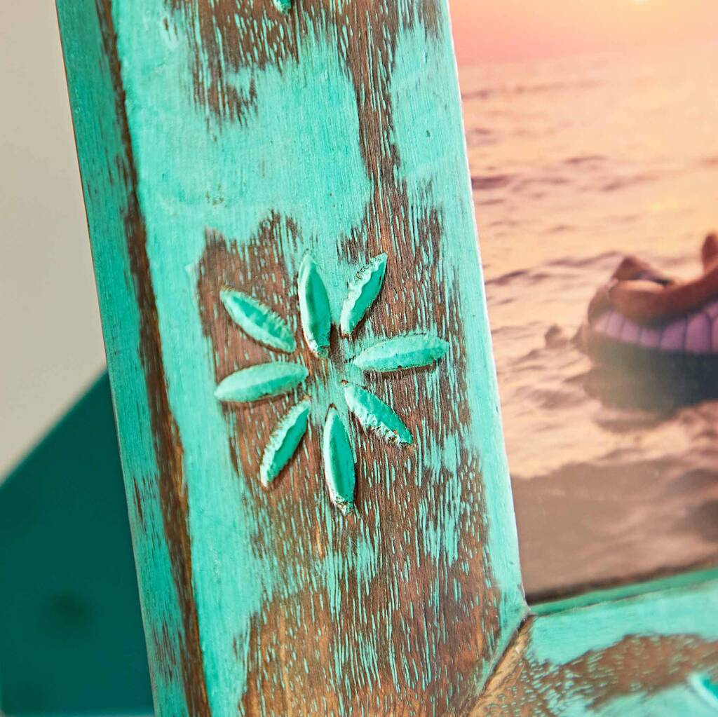 Varsha Handcrafted Wooden 6x4 Photo Frame By Paper High