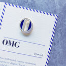 O Is For Omg Enamel Pin Badge And Card By Paperself ...
