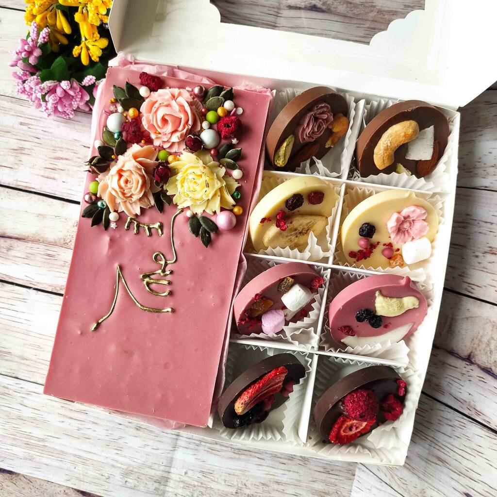 'the Flowers Lady' Designed Artisan Chocolate By The Unique Chocolate ...