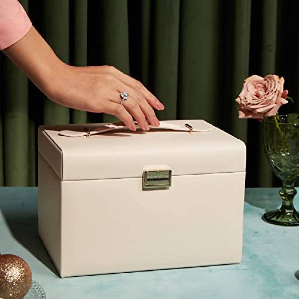 Three Layers Mirrored Jewelry Box Organizer Case By Momentum ...