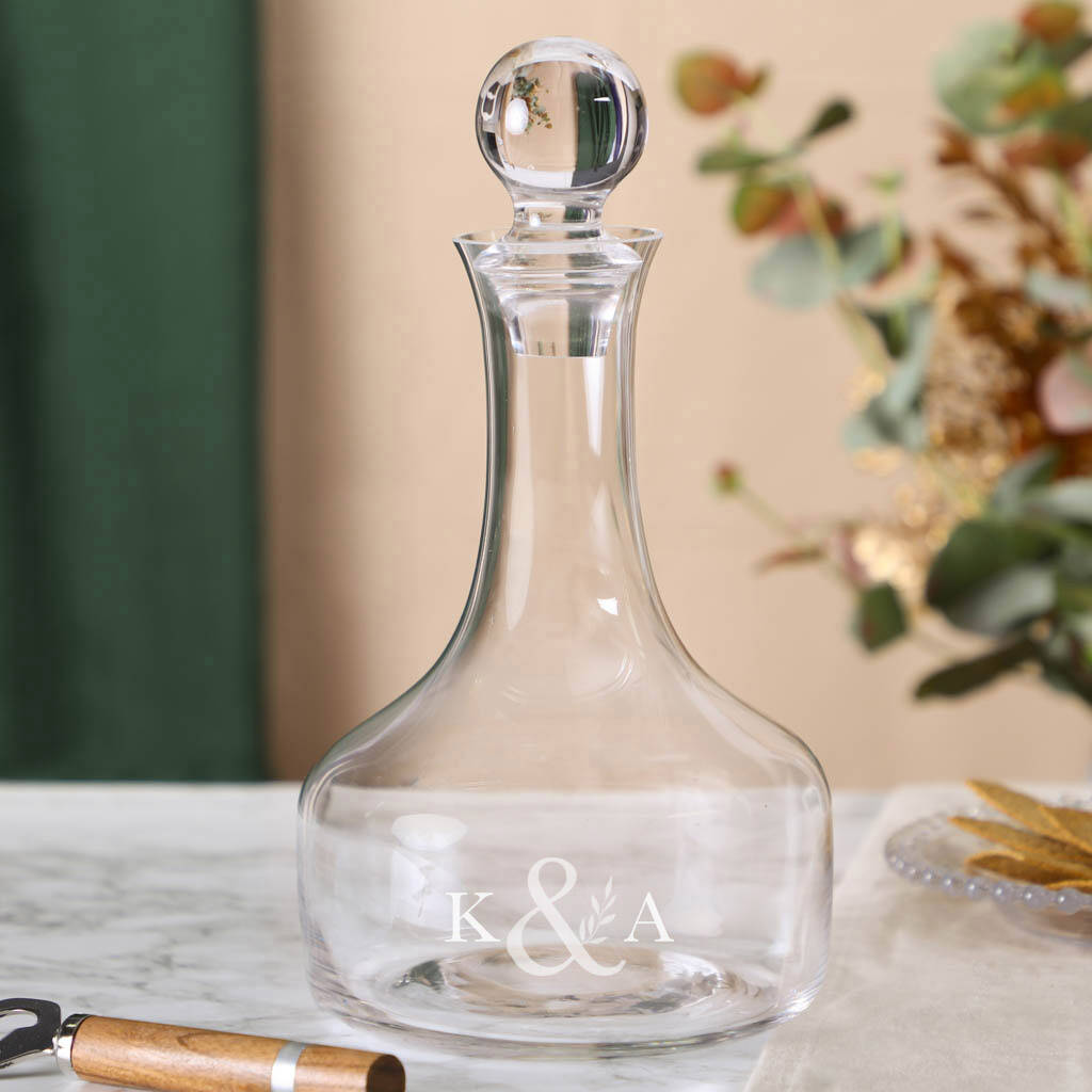Personalised Decanter Anniversary Gift Set By Dibor ...
