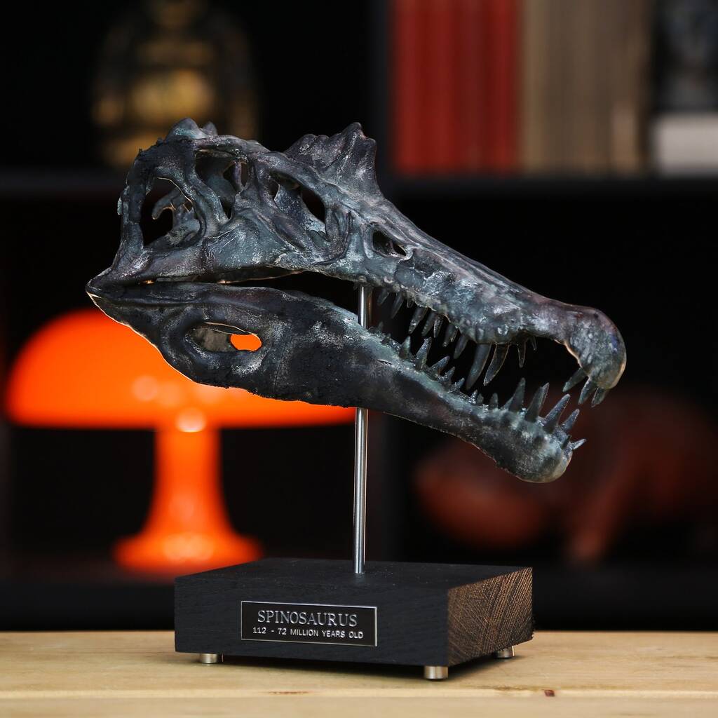 Spinosaurus Dinosaur Skull Hand Painted 3D Model Gifts For Him By ...