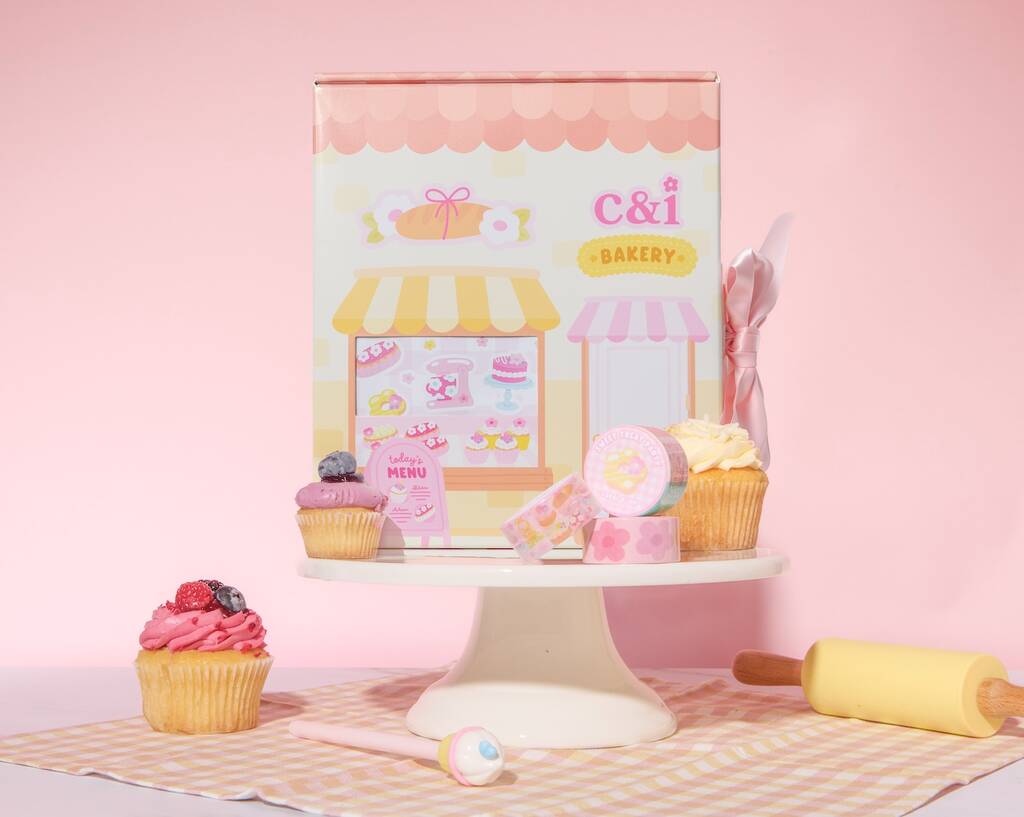 Bakery Themed Cute Stationery Gift Set By Coral and Ink