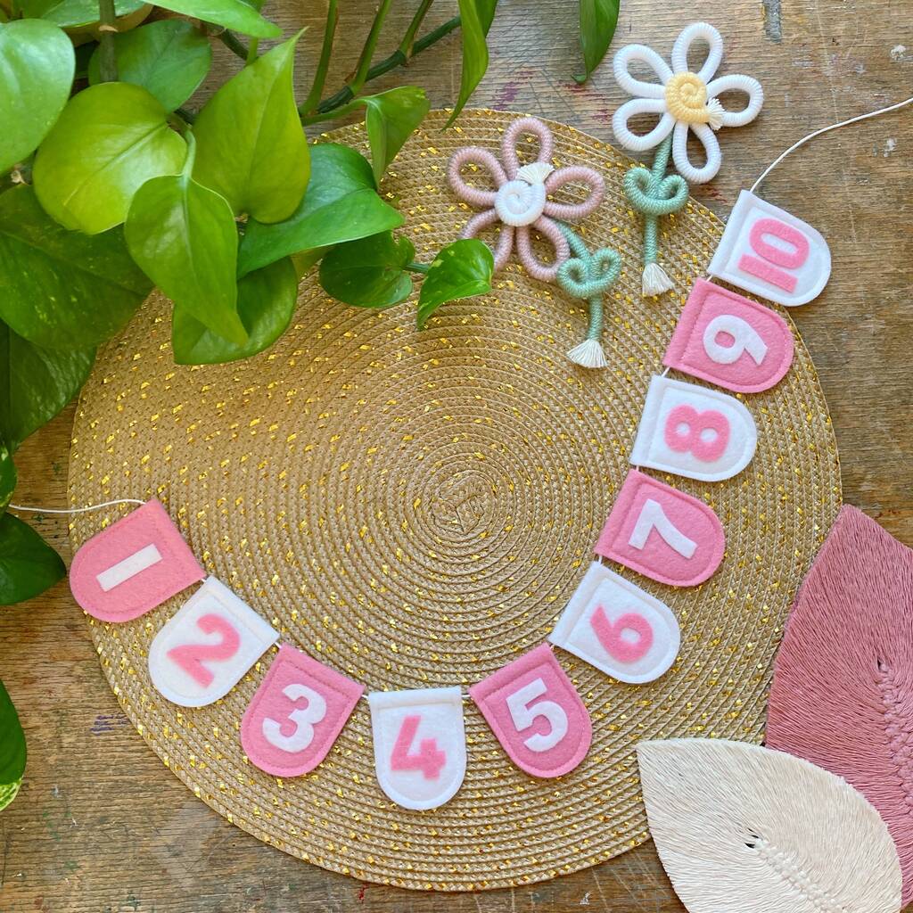 Number Line Bunting Numeracy Educational Resource By Forged in Fables ...