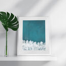 Blue Ocean Wave Coastal Art Print By Natalie Ryan Design ...