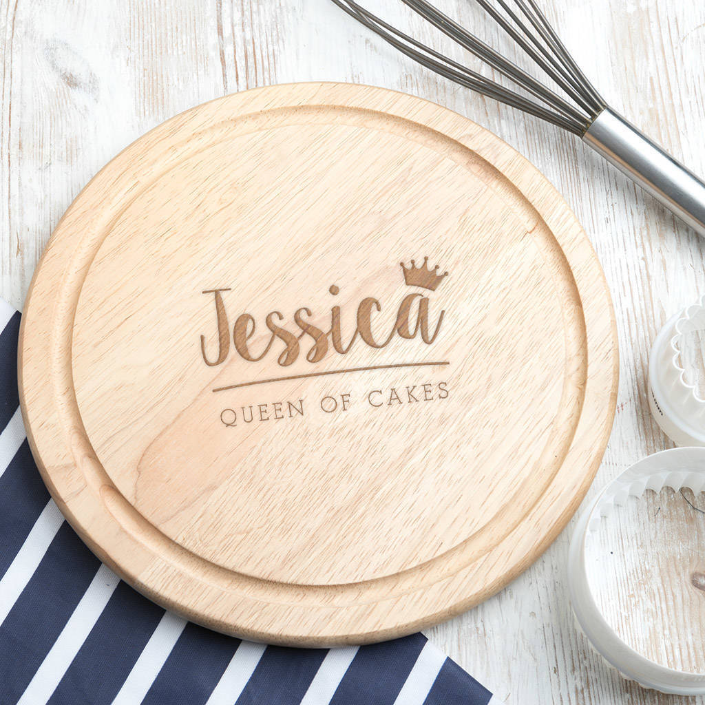 personalised baking board for her by dust and things ...