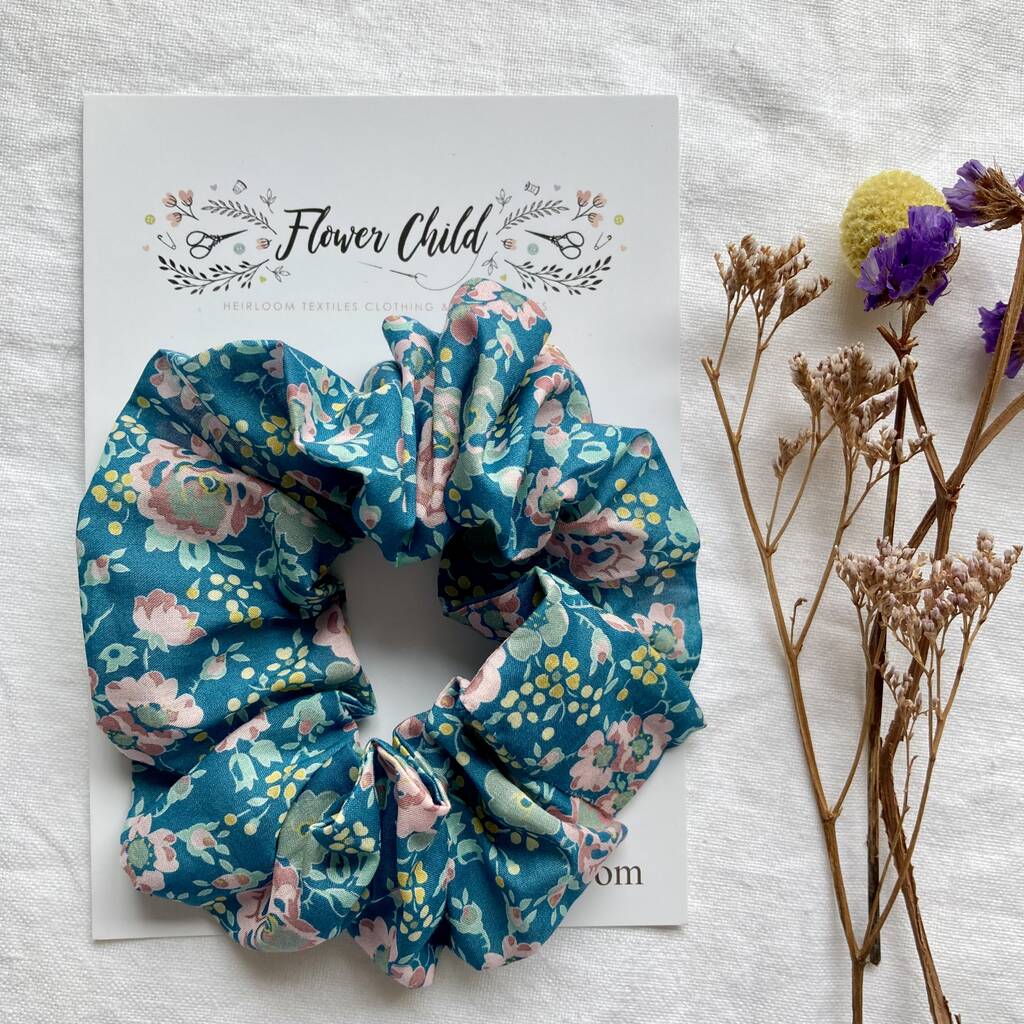 Handmade Liberty Fabric Scrunchies By Flower Child | notonthehighstreet.com