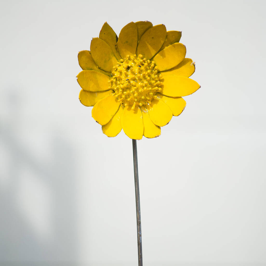 Recycled Metal Daisy Sculpture By Chi-Africa | notonthehighstreet.com