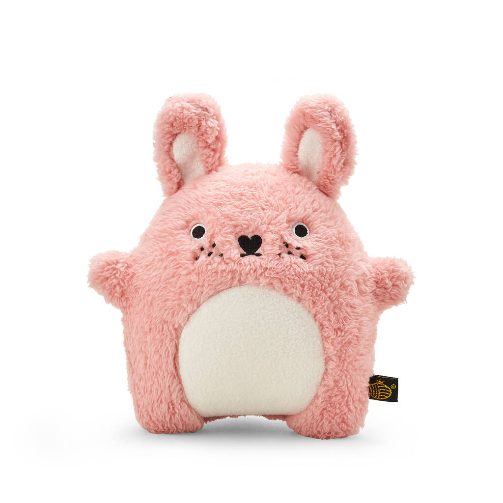 Plush Pink Fluffy Rabbit Soft Toy By Noodoll | notonthehighstreet.com