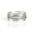 Emerald Rajalita Love Spinning Ring May Birthstone By Charlotte's Web ...