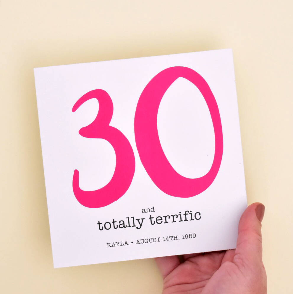 30 and totally terrific 30th birthday card by mrs l cards ...