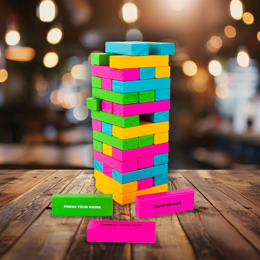 Tipsy Topple Tower The Drinking Game By Gift Republic