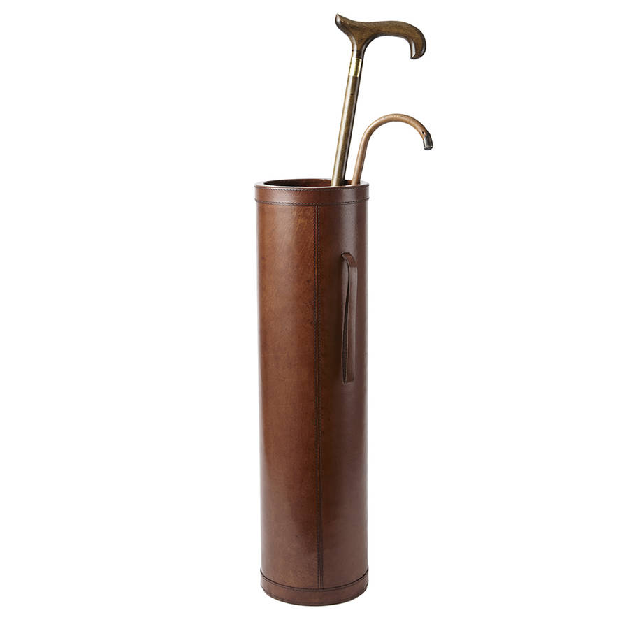 leather stick holder by life of riley | notonthehighstreet.com