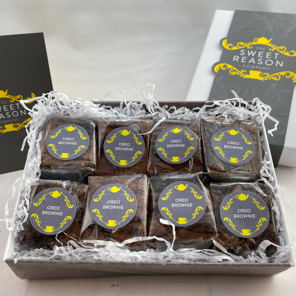 Luxury Oreo Brownie Gift Box By The Sweet Reason Company ...