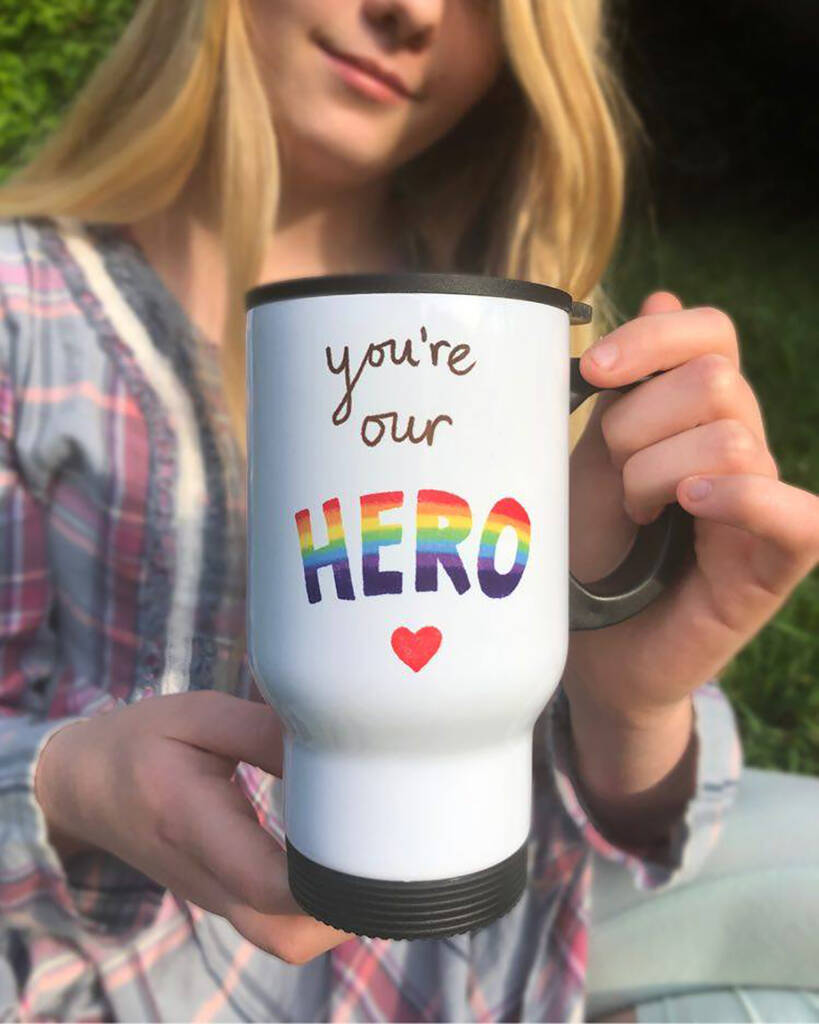 Hero Personalised Mug By So Close | notonthehighstreet.com