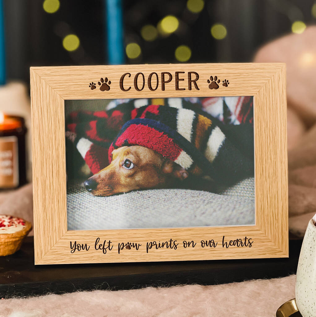 Personalised Dog Memorial Picture Frame Gift By Secret Creation ...