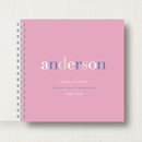Personalised Life Memory Book By Designed | notonthehighstreet.com