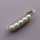Multi Pearl Scarf Pin Brooch By Studio Hop | notonthehighstreet.com