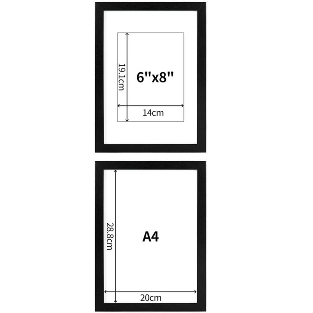 Pack Of Two Modern A4 Photo Frames Display By Momentum Pack Of Two Modern A4 Photo Frames Display By Momentum