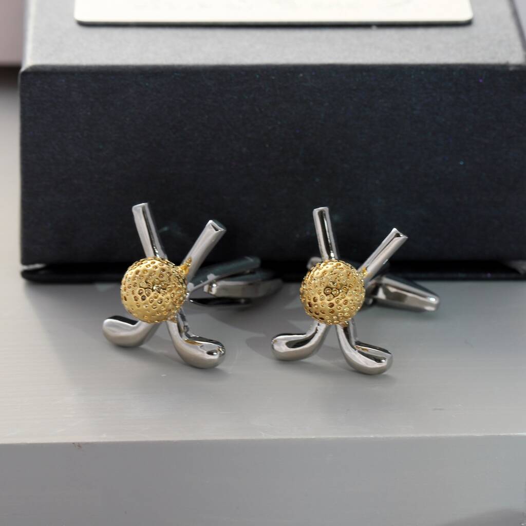 Stylish Golf Cufflinks By Attic | notonthehighstreet.com