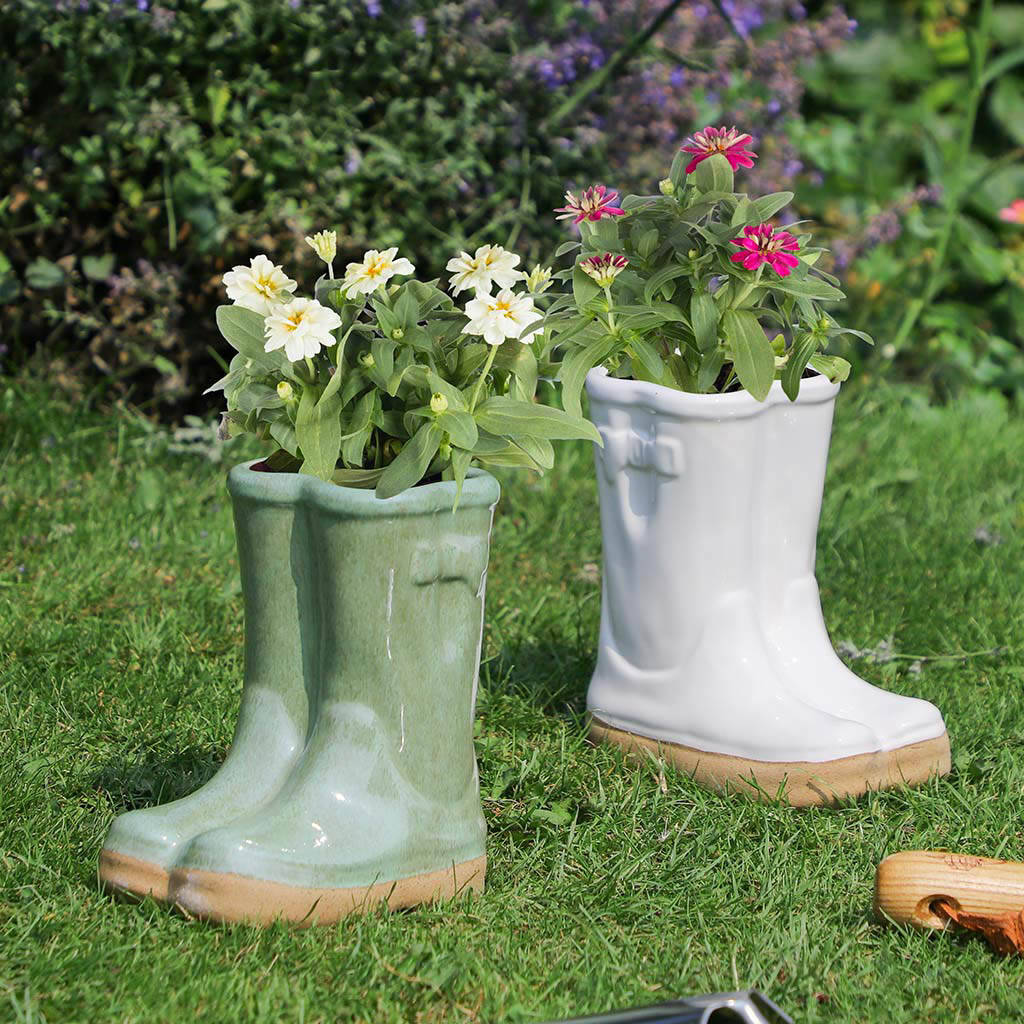 Calstock Garden Welly Boots Planter Collection By Dibor | notonthehighstreet.com