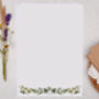 A4 Botanical Letter Writing Paper By Making Meadows ...