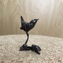 Miniature Bronze Wren Sculpture 8th Anniversary Gift By Ginger Rose ...