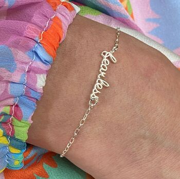 Fearless Personalised Bracelet By Francesca Rossi Designs ...