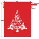 Large Christmas Sack Personalised Tree Design By Frozen Fire ...
