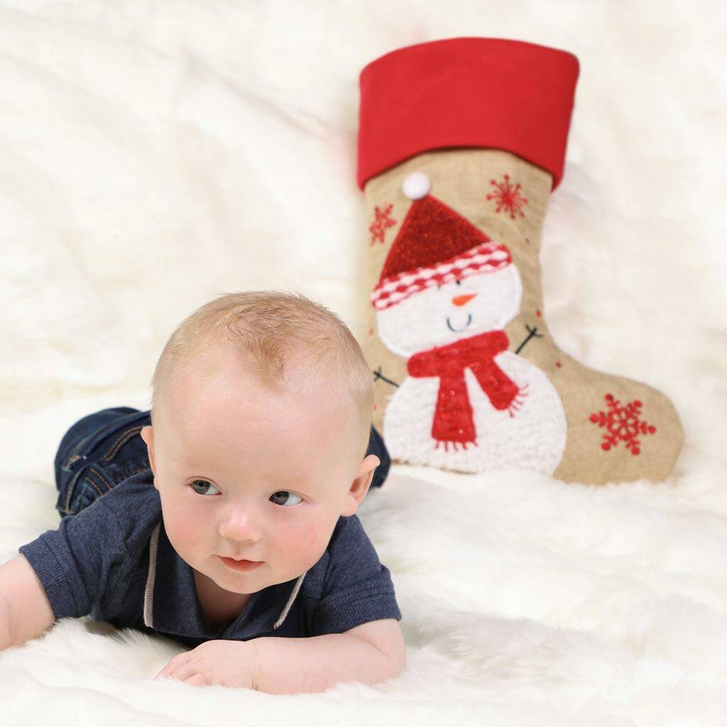 sam the snowman childrens christmas stocking by dibor ...