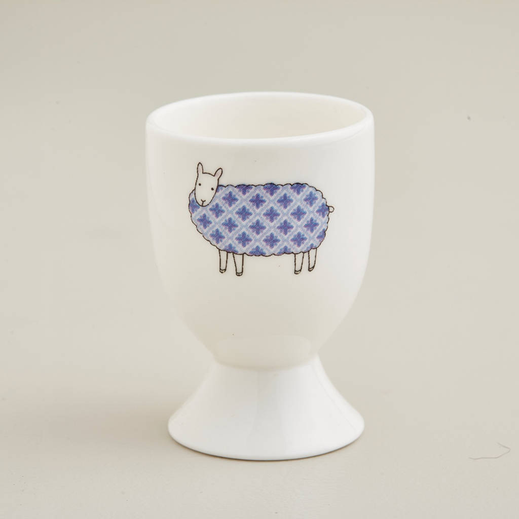 sheep egg cup by mary kilvert | notonthehighstreet.com