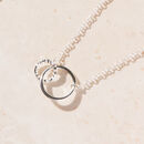 Sterling Silver Eternity Circle Necklace By Marion Made Jewellery ...